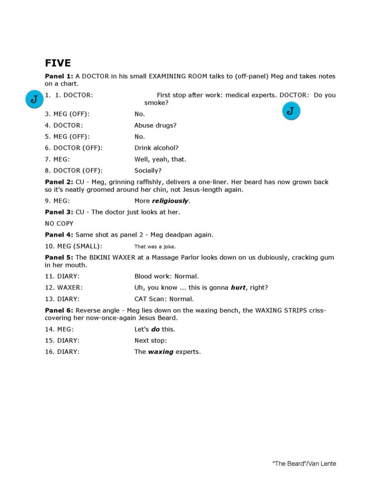 Anatomy of a Comic Script - Creator Resource