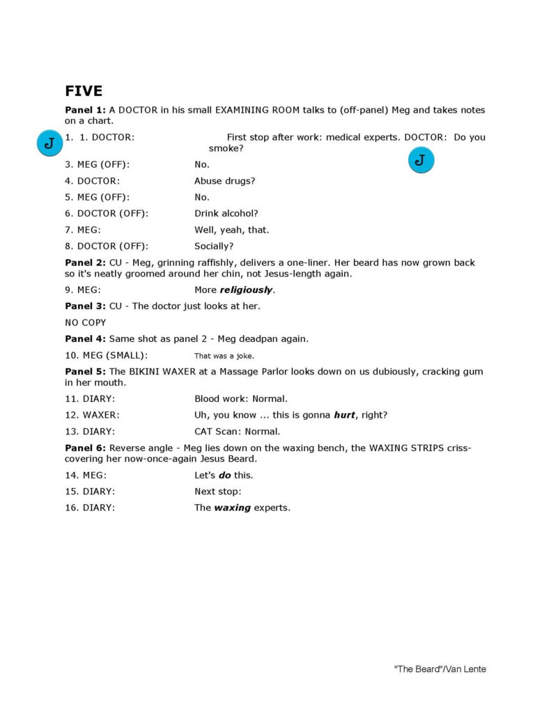 Anatomy of a Comic Script - Creator Resource